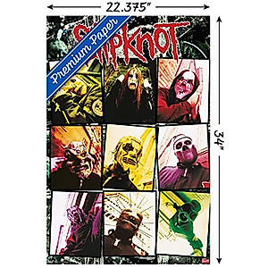 Trends International Slipknot - Grid Wall Poster, 22.375" x 34", Premium Unframed Version