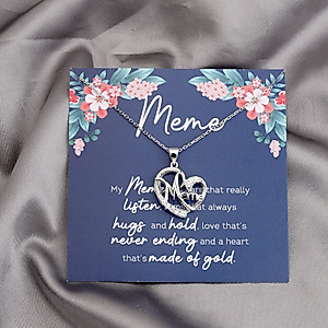 Lywjyb Birdgot Meme Gift Best Meme Ever Grandma Gift Birthday Gift Ideas for Grandma (Meme ne card sliver)