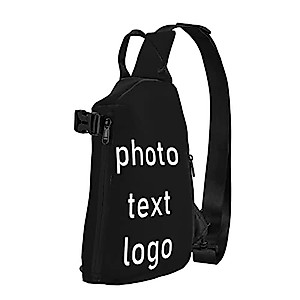 Custom Crossbody Chest Bag Customizable Crossbody Backpack Your Own Sport Shoulder Crossbody Bag Customized Gifts Customized Gifts Personalized Photo Gifts Custom Gifts For Men