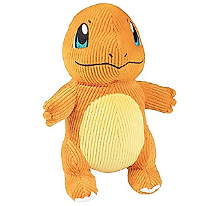 Pokemon 8" Charmander Corduroy Fabric Plush - Limited Edition - Officially Licensed - Authentic Soft Stuffed Animal Toy Figure - Gift for Kids, Boys, Girls - 2+