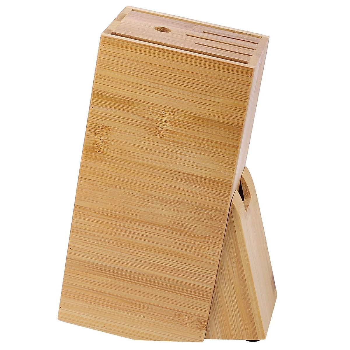 Fdit Multifunctional Bamboo Knife Rack Kitchen Knife Rack Storage Kitchen Knife Rack Ventilated Knife Holder Knife Block Tool