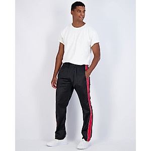 3 Pack: Mens Sweatpants Open Bottom Baggy Track Pants Active Athletic Workout Gym Training Tech Fleece Tapered Slim Tiro Tricot Wide Leg Sports Running Casual Quick Dry Fit Soccer Casual-Set 5,XXL