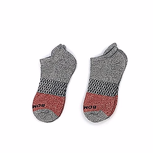 2 Pack Bombas Women's Originals Ankle Socks - Grey and Hot Pink / Medium