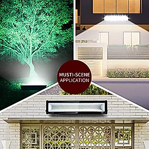 UJLOE 300W LED Flood Lights Outdoor, IP66 Waterproof, 33000LM, 100V-120V, Super Bright Outdoor Security Lights, 6000K Daylight White, Floodlights for Backyard, Garage, Garden, Lawn