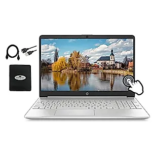 HP 2022 Newest 15.6" FHD Touchscreen Laptop, 11th Gen Intel Core i5-1135G7 up to 4.2 GHz(Best i7-1060G7), 32GB RAM, 1TB NVMe SSD, Intel Iris Xe Graphics, Numpad, HDMI, Type A&C, Webcam, Win11 S