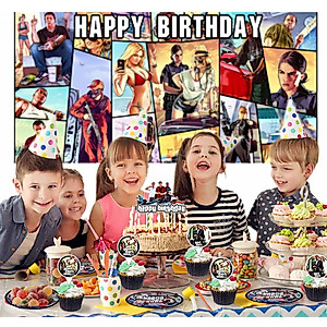 GTA Party Supplies Decorations Cake Topper Birthday Backdrop Background Decor