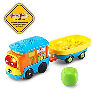 VTech Go! Go! Smart Wheels Motorized Freight Train with Cargo Car