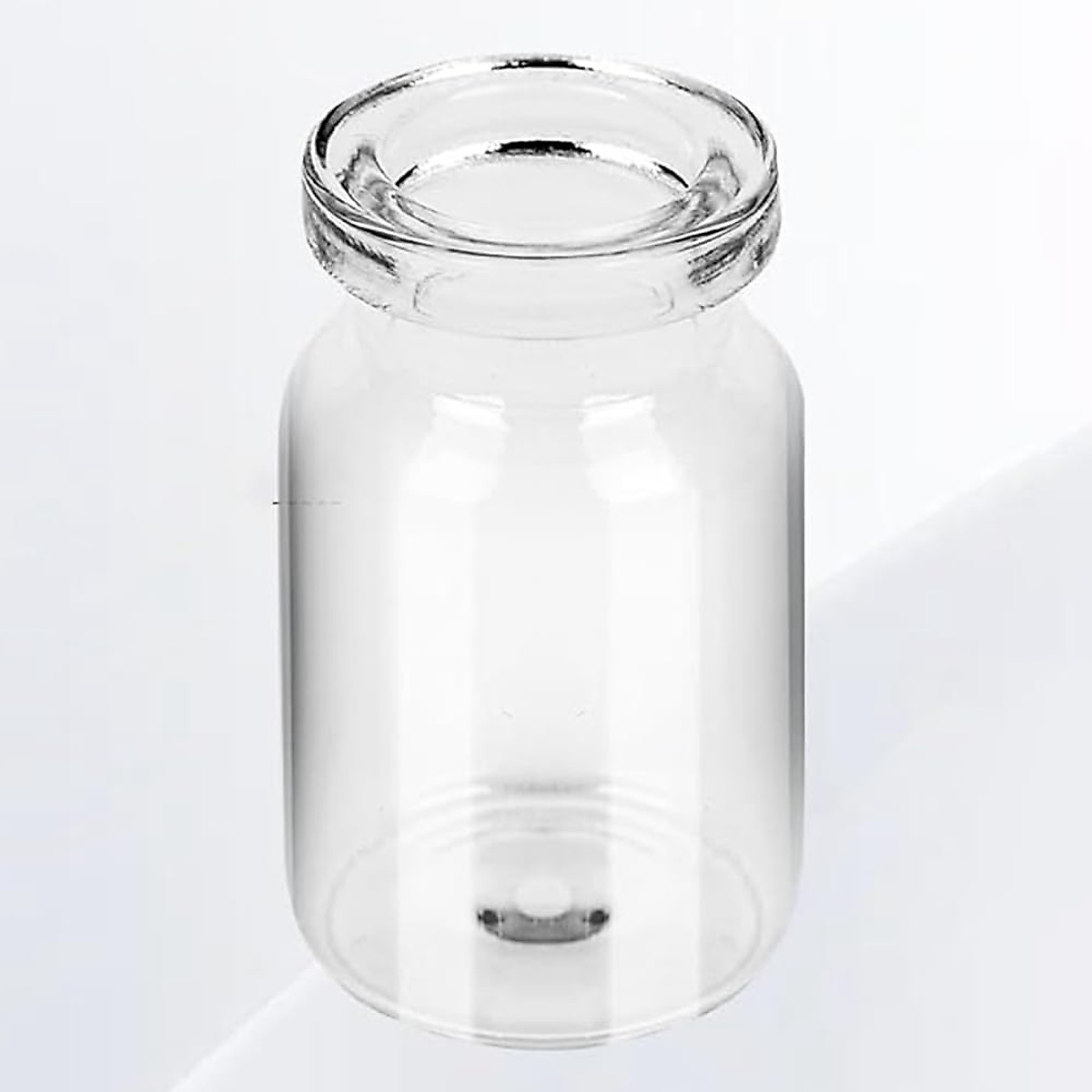 Viodmss Sterile Empty Vials with Self Healing Injection Port,with Aluminum Plastic Cap,Sealed Empty Vials (5ML 10PCS)
