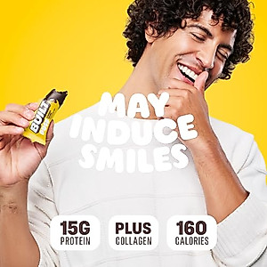 Built Bar, Puff Protein Bars, S'mores Chunk Puff, 15g Protein Snacks, On-The-Go Bars, Only 160 Calories, 9g Sugar, Collagen, Not Gluten Free, 12 Count