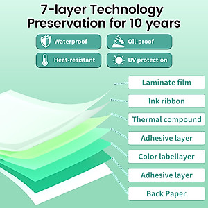 Vixic Handheld Label Maker Machine with Tape,E1000 Label Printer with QWERTY Keyboard Easy to Use Portable Label Makers for Industrial Work Home School Office Organization Green
