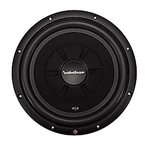 Rockford Fosgate R2SD4-12 12" 1000W 4-Ohm Shallow/Slim Car Subwoofer Sub Pair with Mica-Injected Polypropylene Cone and Integrated PVC Trim Ring