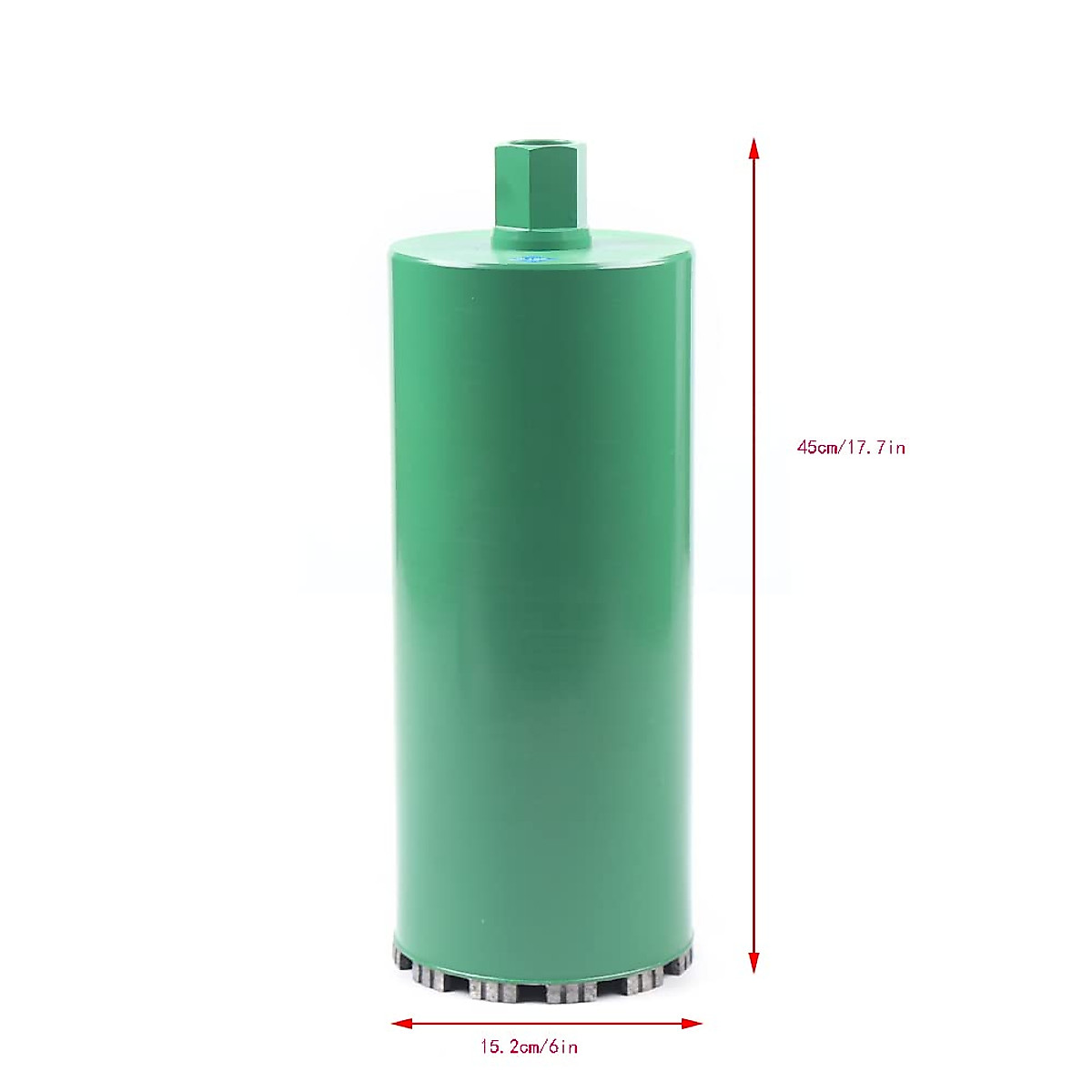 6'' Wet Diamond Core Drill Bit Set Wet Core Drill Bits for Concrete Diamond Wet Core Drill Bit Diamond Wet Coring Bit Fits Hard Concrete Brick Granite Material