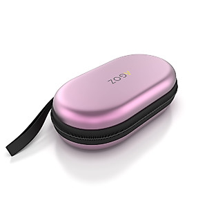 AGOZ Asthma Inhaler Case Zippered Protective Medical Pouch Cover with Wrist Strap (Purple)