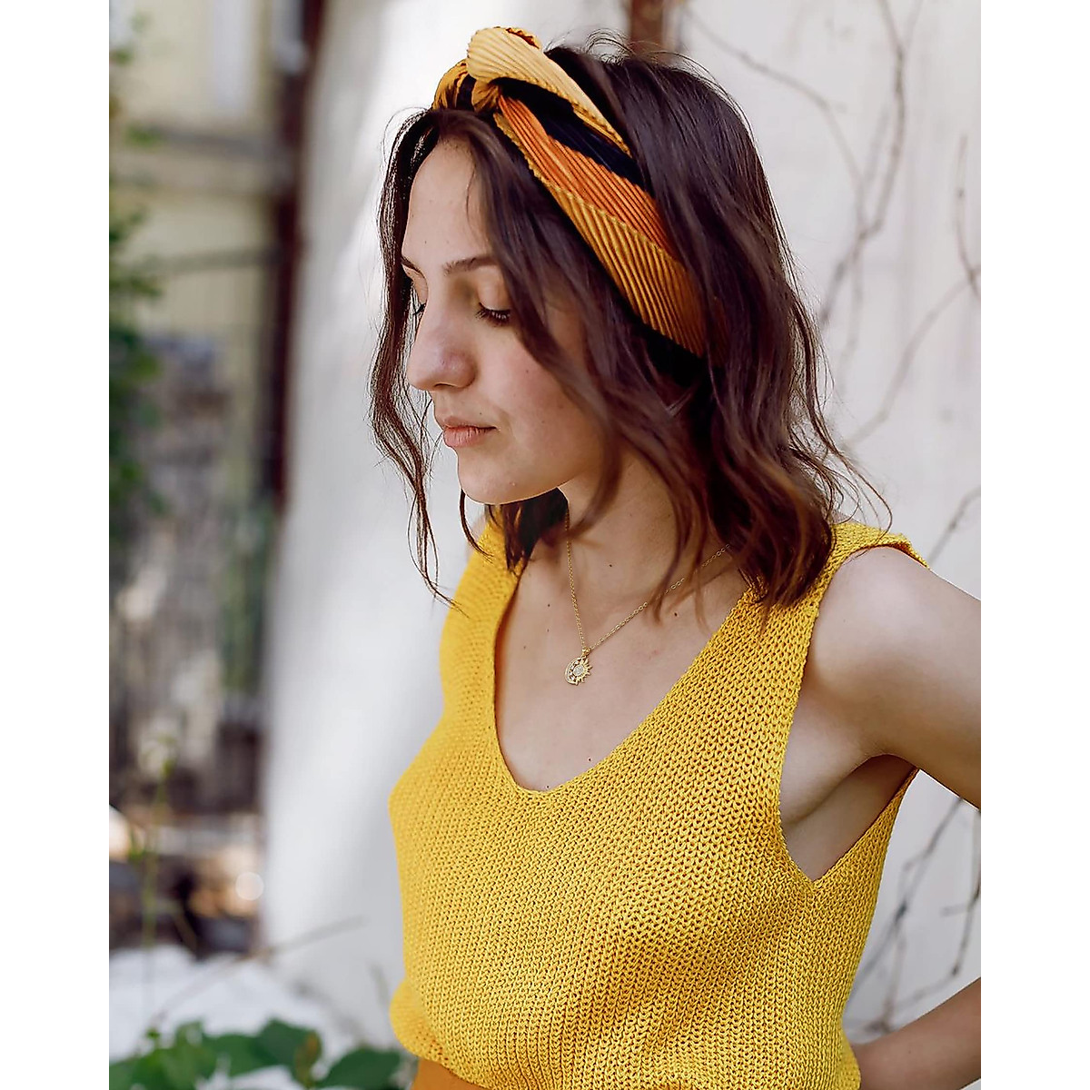 PERNNLA PEARL 18K Gold Cresent Moon Star Sun Pendant Necklaces for Women Dainty Celestial Coin Cute Necklace Layered Chain Necklaces Women Jewelry 18”