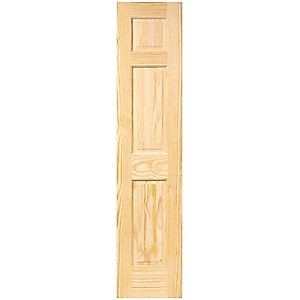 6-Panel Solid Pine Interior Door Slab (18x80)