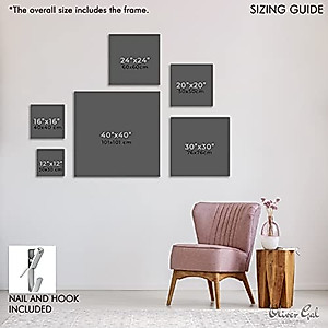 Wynwood Studio Animals Contemporary Canvas Wall Art Sea Turtle I Living Room Bedroom and Bathroom Home Decor 30 in x 30 in Blue and Brown