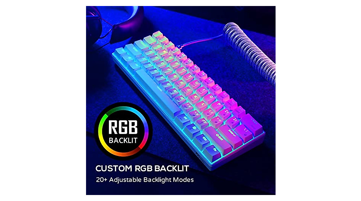 RK61 60% Mechanical Keyboard - Wired & Wireless RGB
