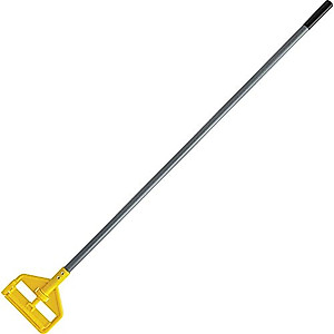Rubbermaid Commercial Products, Industrial Grade - Fiberglass Wet Mop Holder Handle Stick for Floor Cleaning Heavy Duty, 54-Inch, FGH145000000