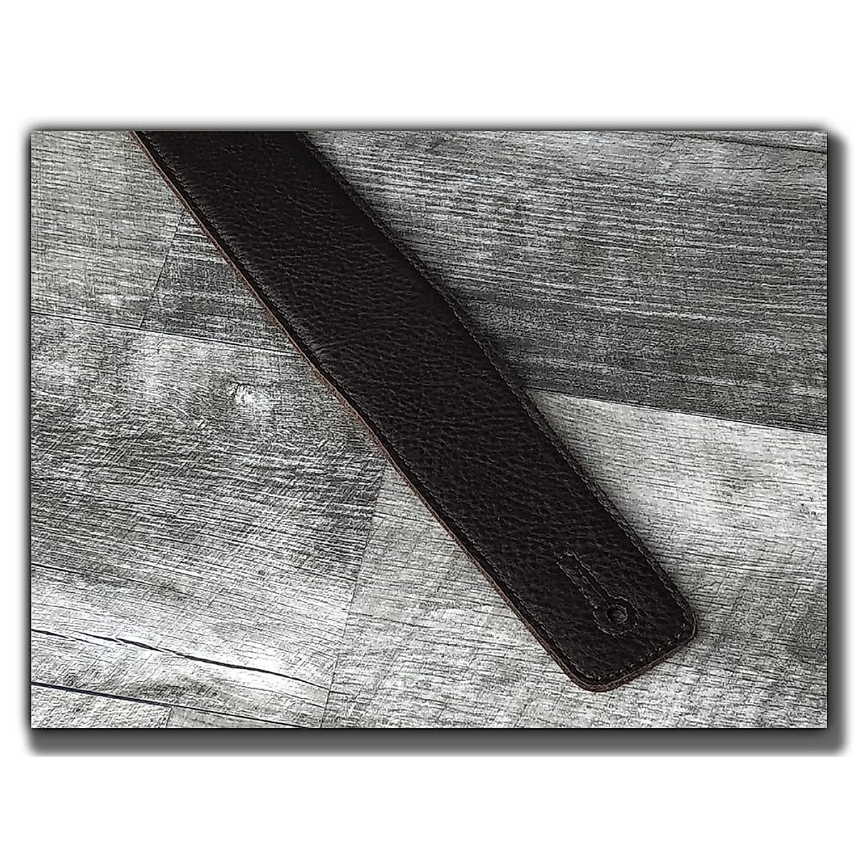 Anthology Gear "The Reticent Full Grain Leather Guitar Strap For Electric, Acoustic, and Bass Guitars (2", Whiskey Brown)