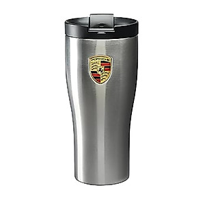 Genuine Porsche Crest Double Wall Stainless Thermal Tumbler,325 ml