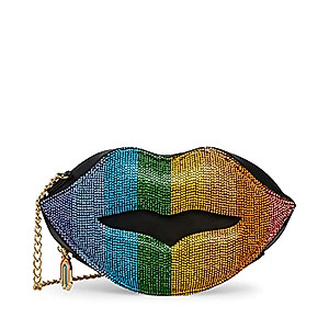Betsey Johnson Pucker Up Kitsch Crossbody, Rainbow