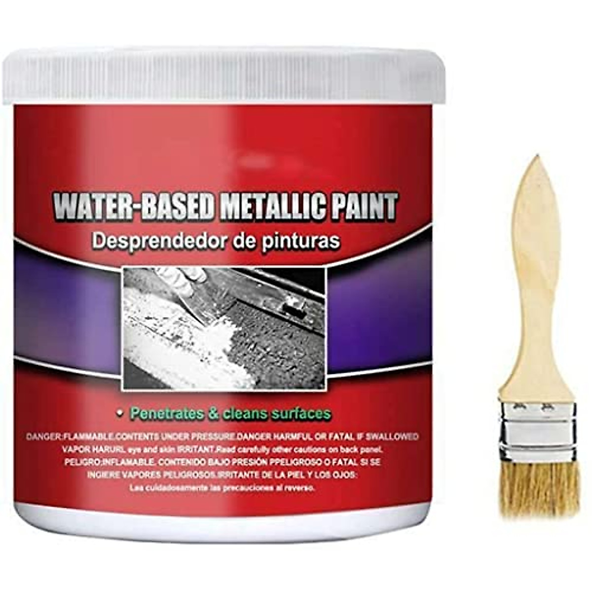 100ml Rust Converter Ultra, Car Chassis Rust Converter, Anti-rust Rust Remover Repair Protect, Multi-Functional Car Metallic Paint Anti-Rust Chassis Universal Rust Converter Gel with Brush (1pcs)
