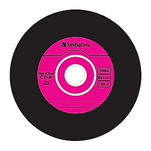 Verbatim 43426 52x Vinyl CD-R - Slim Case 10 Pack