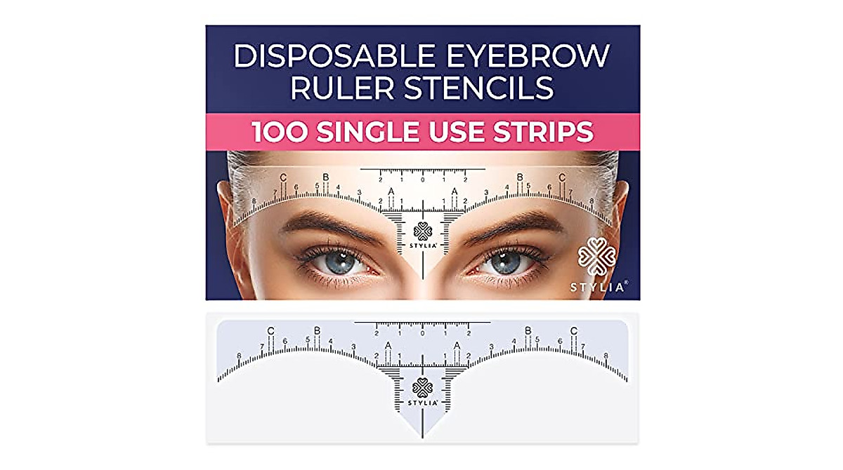 Stylia Eyebrow Ruler Stencils - Perfect Brow Mapping Tool