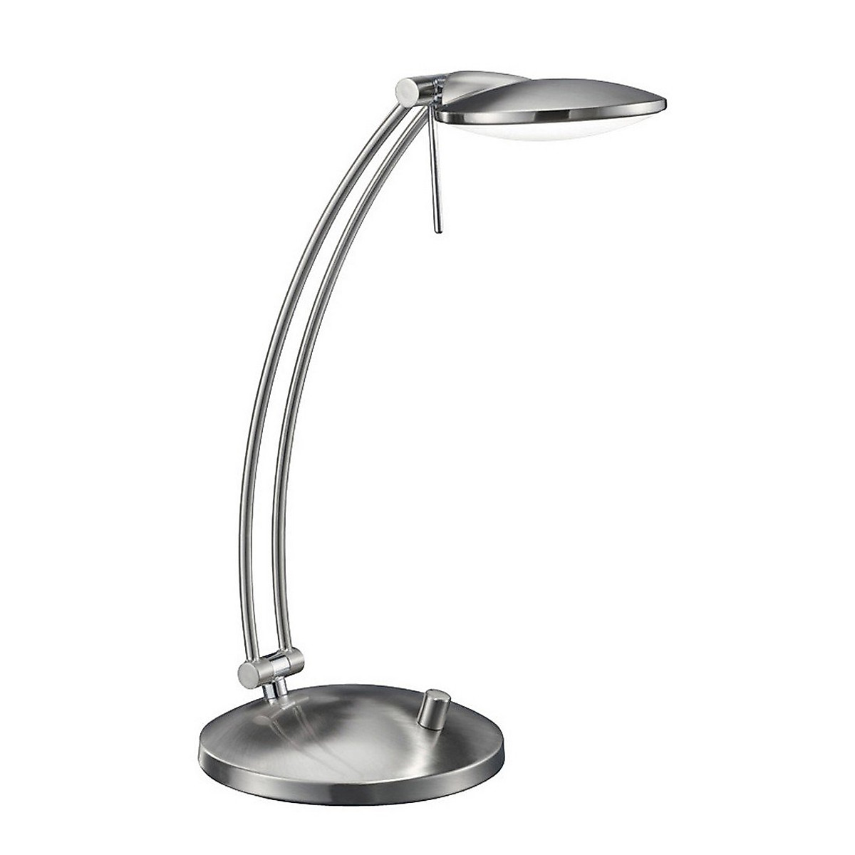 Arnsberg 525810107 Dessau LED Desk Lamp in Nickel-Matte