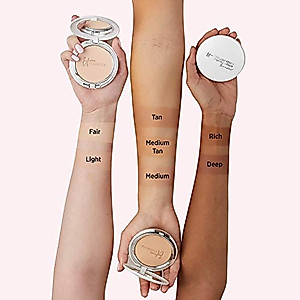 IT Cosmetics Celebration Foundation Illumination, Medium (W) - Full-Coverage, Anti-Aging Powder Foundation - Blurs Pores, Wrinkles & Imperfections - 0.3 oz Compact