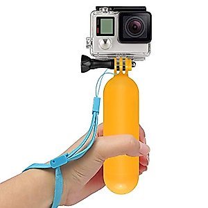 SHOOT Floating Hand Grip Handle Stick Bobber Floaty Handheld Monopod for GoPro Hero 11 10 9 8 7 Black Silver White 6 5 4 3+ 3 Hero(2018) with 12pcs Anti Fog Inserts