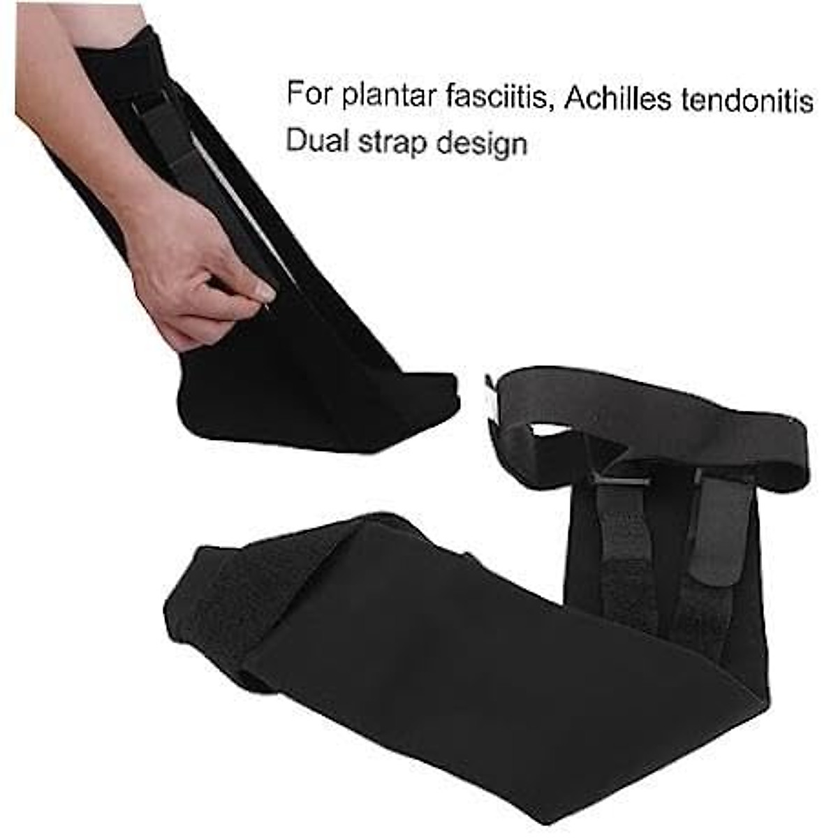 [Plantar Fasciitis Night Splint Adjustable Dorsiflexion Sock Compression Sleeves for Sleeping Stretching Fascia & Arch]