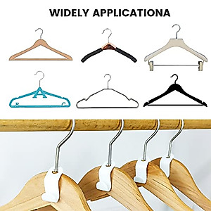 110 PCS Hanger Connector Hook, Hanger Extender, Space Saving for Heavy Clothing Hangers or Closets