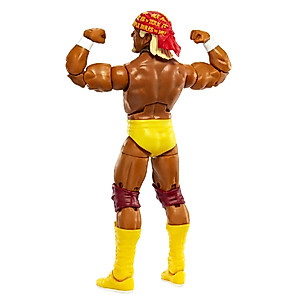 Mattel Hulk Hogan Elite Collection Action Figure, 6-inch Posable Collectible Gift for Fans Ages 8 Years Old & Up