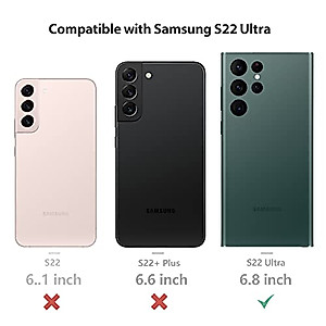 Coolwee Pink Full Protective Case for Galaxy S22 Ultra 5G Heavy Duty Hybrid 3 in 1 Rugged Shockproof Women Girls Transparent for Samsung Galaxy S22 Ultra 6.8 inch Rose Gold