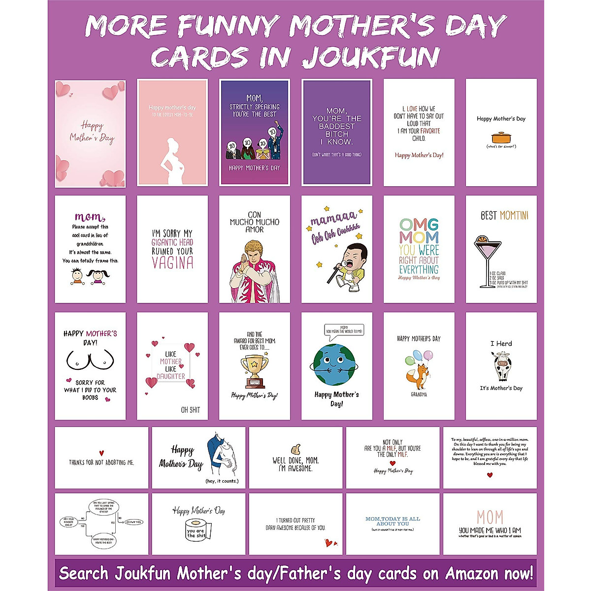 You're Pretty Fucking Awesome, Funny Thank You Card, Encourage Thanks Greeting Card