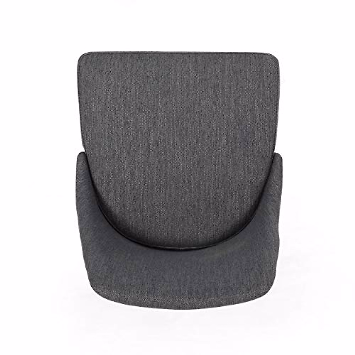 Dawn Modern Fabric Dining Chairs (Set of 2), Charcoal