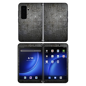 MIGHTY SKINS Skin Compatible with Microsoft Surface Duo 2 - Scratched Up | Protective, Durable, and Unique Vinyl Decal wrap Cover | Easy to Apply, Remove, and Change Styles | Made in The USA