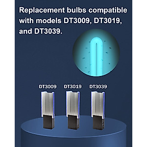 4 Pack 21050 9W Replacement Bulbs Compatible with Dynatrap DT3009 DT3019 DT3039 Indoor Insect Mosquito Trap