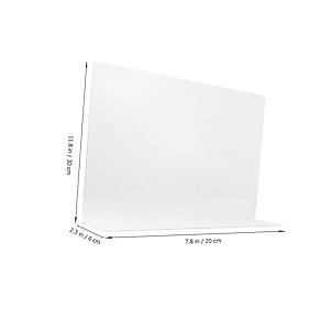 Levemolo 1 Set Shelf Divider Baffle Linen Closet Organizer Shelf Dividers Clear Shelf Divider Closet Sweater Organizer Cabinet Divider Shelf Separator Cabinet Accessory Closet Accessory PVC