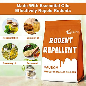 DALIYREPAL Rodent Repellent Peppermint, Mouse Repellent Outdoor/Indoor, Peppermint Oil to Repel Mice/Mouse/Rats, Mice Repellent for House,RV Rat Repellent 12-Packs