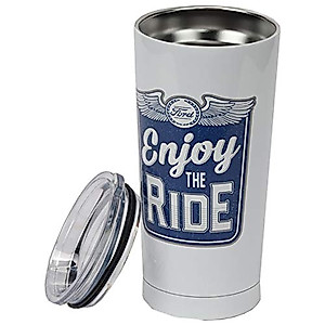 Ford Enjoy the Ride Stainless Steel Travel Mug - Fun Ford Travel Cup - Great Gift Idea