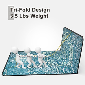 Placoot Heavy Duty Office Chair Mat for Carpet & Hardwood Floors, 48" x 36" Weight 3.5 lbs Highly Premium Quality Floor Mat, Desk Chair Mat for Carpeted Floors and Hardwood Floor for Home Office