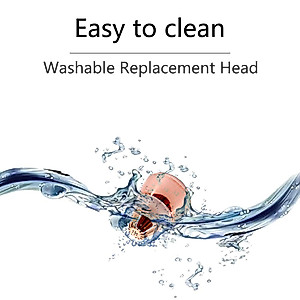 Eyebrow Hair Remover Replacement Heads: Compatible with Finishing Touch Flawless Women Eyebrow Hair Remover Trimmer Blades Painless, with Cleaning Brush, As Seen On TV 18K Gold-Plated Gold 6 Count