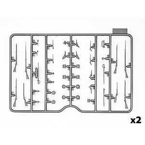 ICM 35022 Plastic Model Kit US Civil War Weapons & Equipment - Scale 1:35