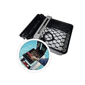 Betta 2 - Solar Powered Automatic Robotic Pool Skimmer with Twin Chip-Controlled Salt Chlorine Tolerant (SCT) Motors (Blue)