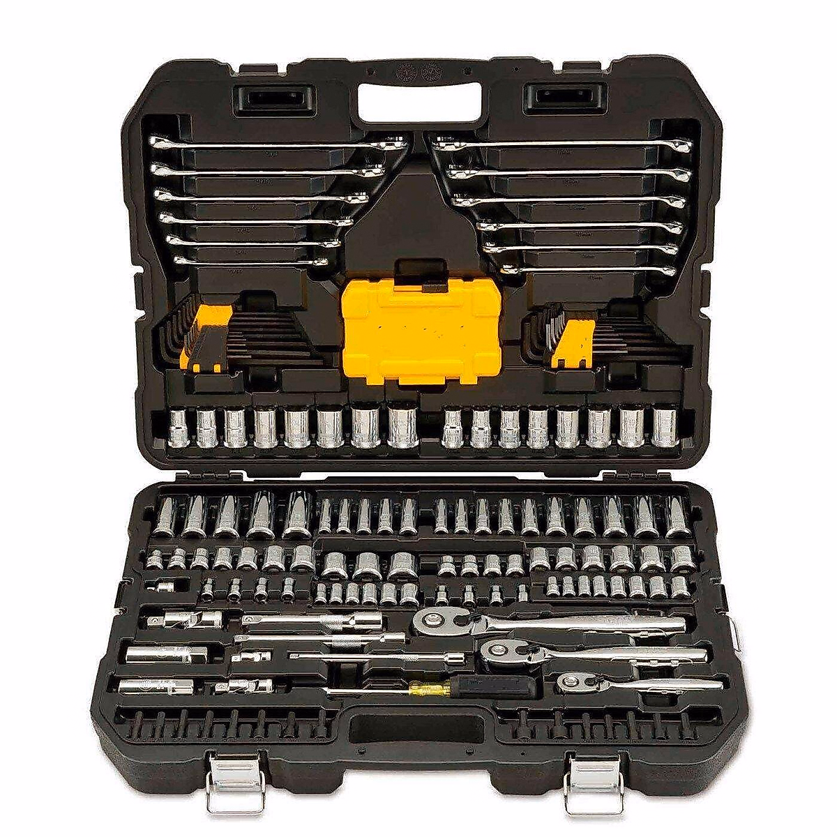 UYSB Mechanics Tool Kit, 168 Piece Set, with Case Tool Box Tool Set Tool Bag Storage Box Tool Box Organizer Mechanic Tool Set Tools for Mechanics Multi Tool Hand Tools Adjustable Wrench Home imp