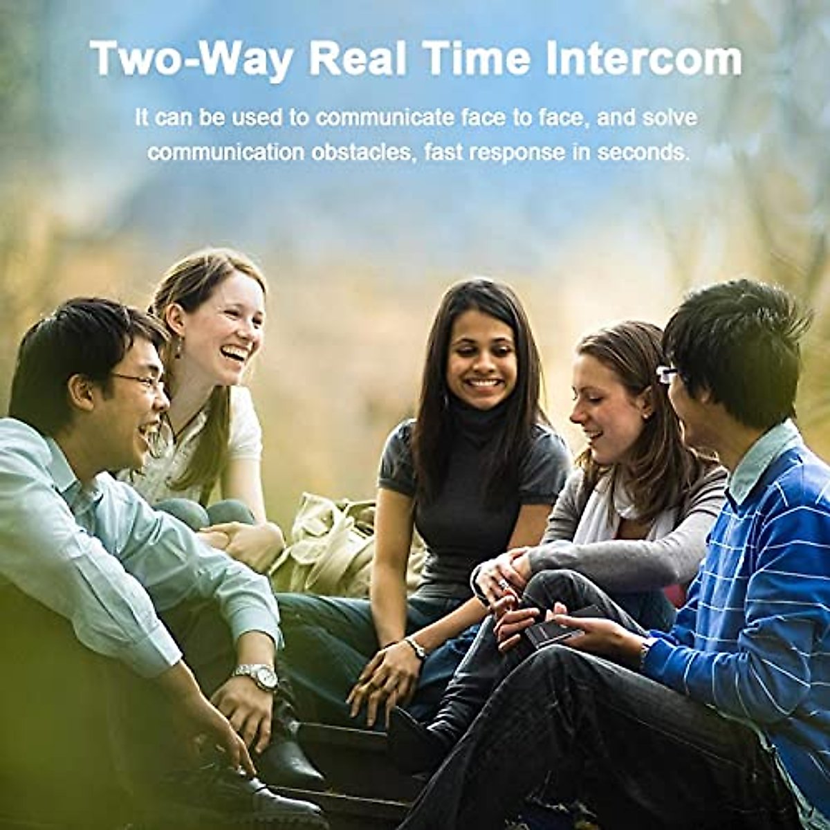 Language Translator, Translate 40 Languages Voice Translator with Intelligent Speech Recognition Technology for Learning, Travelling, Business