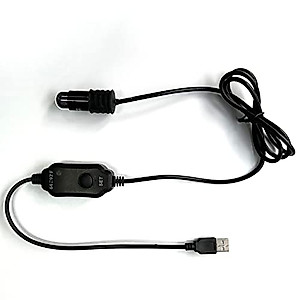 auomii USB Aquarium Heater,10/20/30W Adjustable Mini Fish Tank Heater, External Temperature Controller, LED Display, Used for 1-3 Gallon Tank