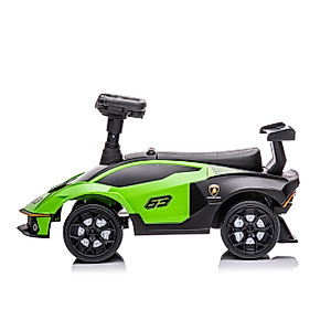 Best Ride On Cars Lamborghini Essenza SCV12 Push Car, Green, Large